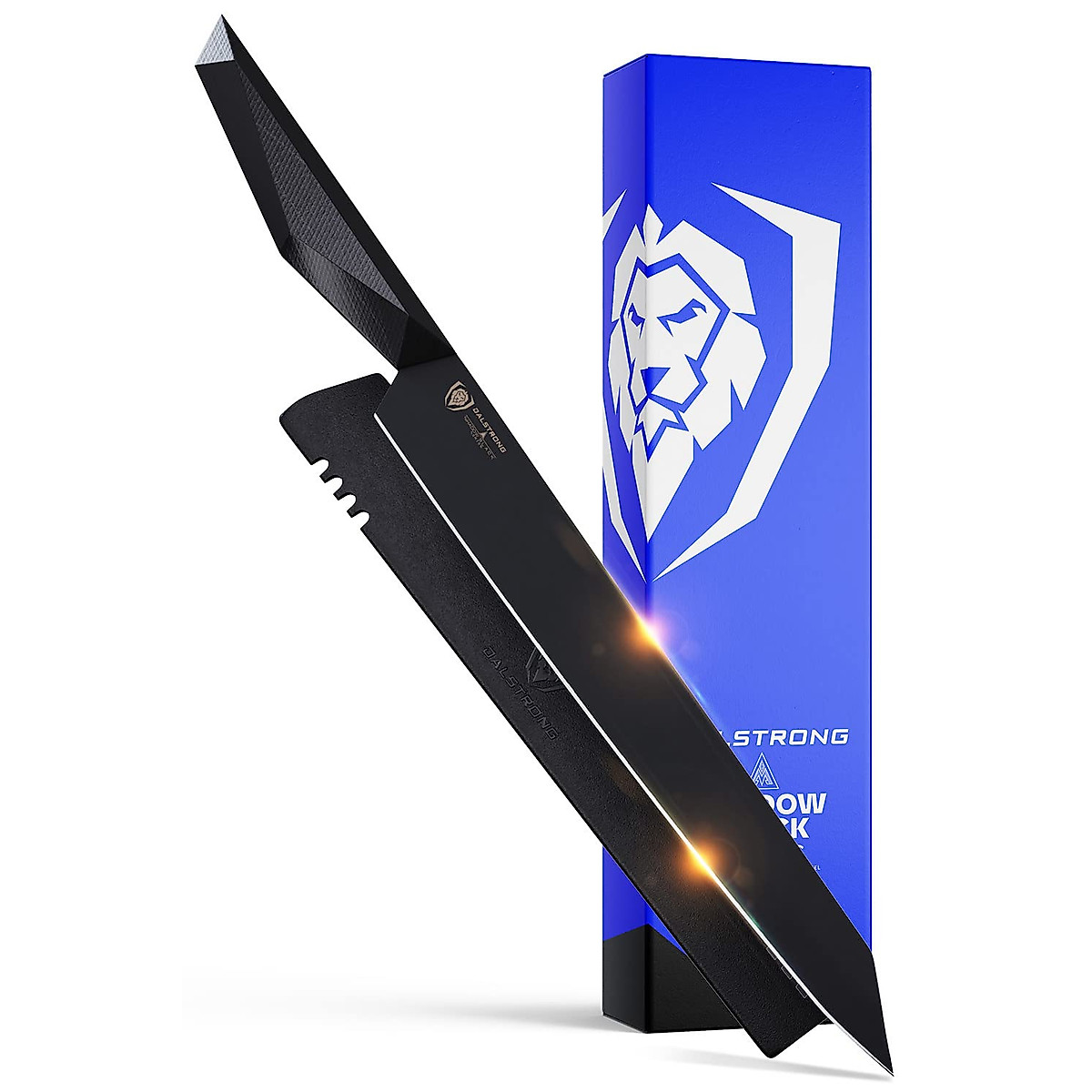 Dalstrong Yanagiba Knife - 10.5 inch Sushi Knife - Shadow Black Series - Black Titanium Nitride Coated Asian - High Carbon 7CR17MOV-X Vacuum Treated Steel - Kitchen Knife - Sheath - NSF Certified