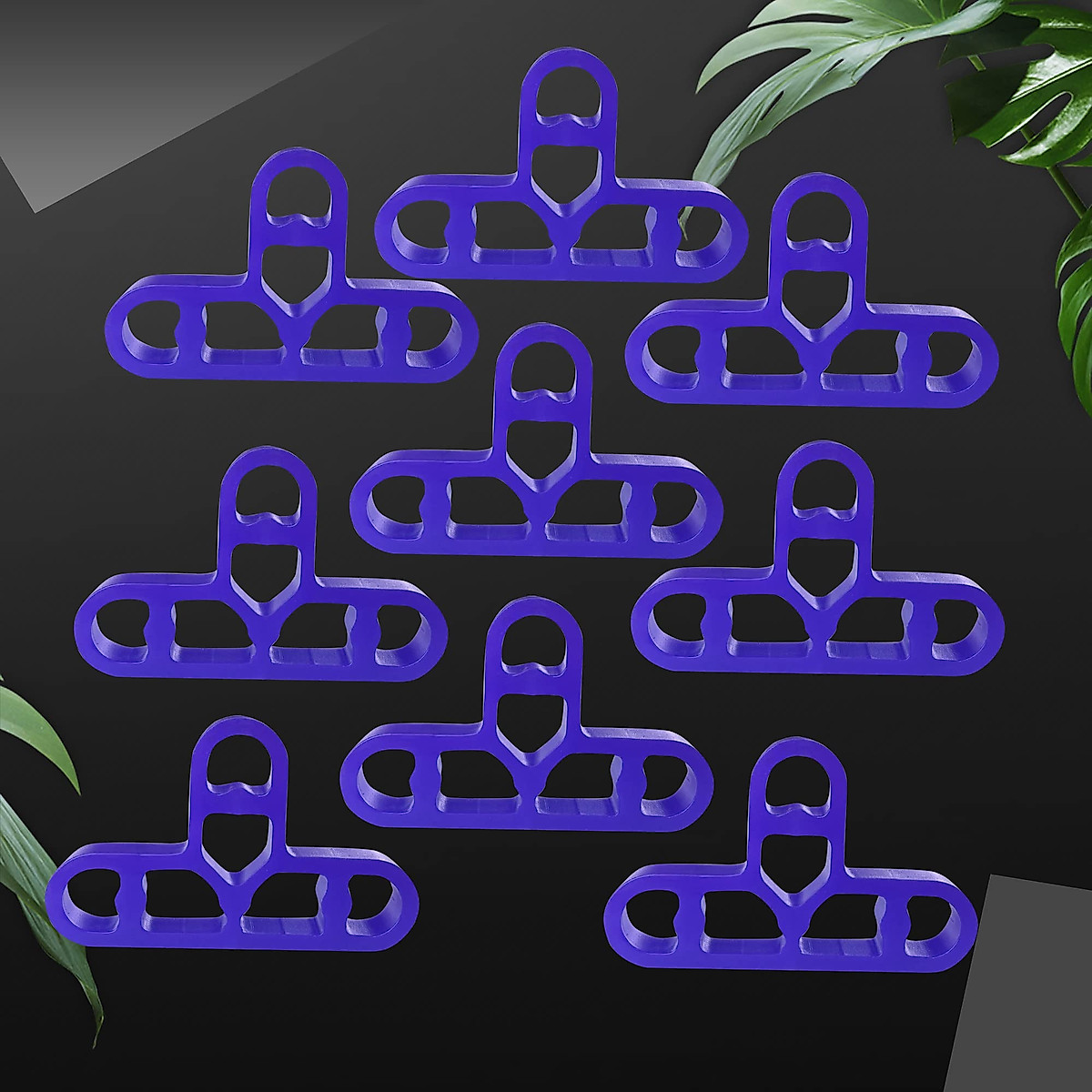 Purple Color 3/8 inch 100pcs 10mm Mortar Gap Spacer Kitchen Room Tile Spacer Bricklaying Spacer Window Glass Spacer Tile Leveling Clips Masonry Paving Slab Spacer Concrete Floor Spacer