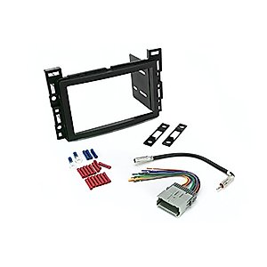 SCOSCHE Install Centric ICGM11BN Compatible with Select GM 2004-09 Double DIN Complete Basic Installation Solution for Installing an Aftermarket Stereo,Black