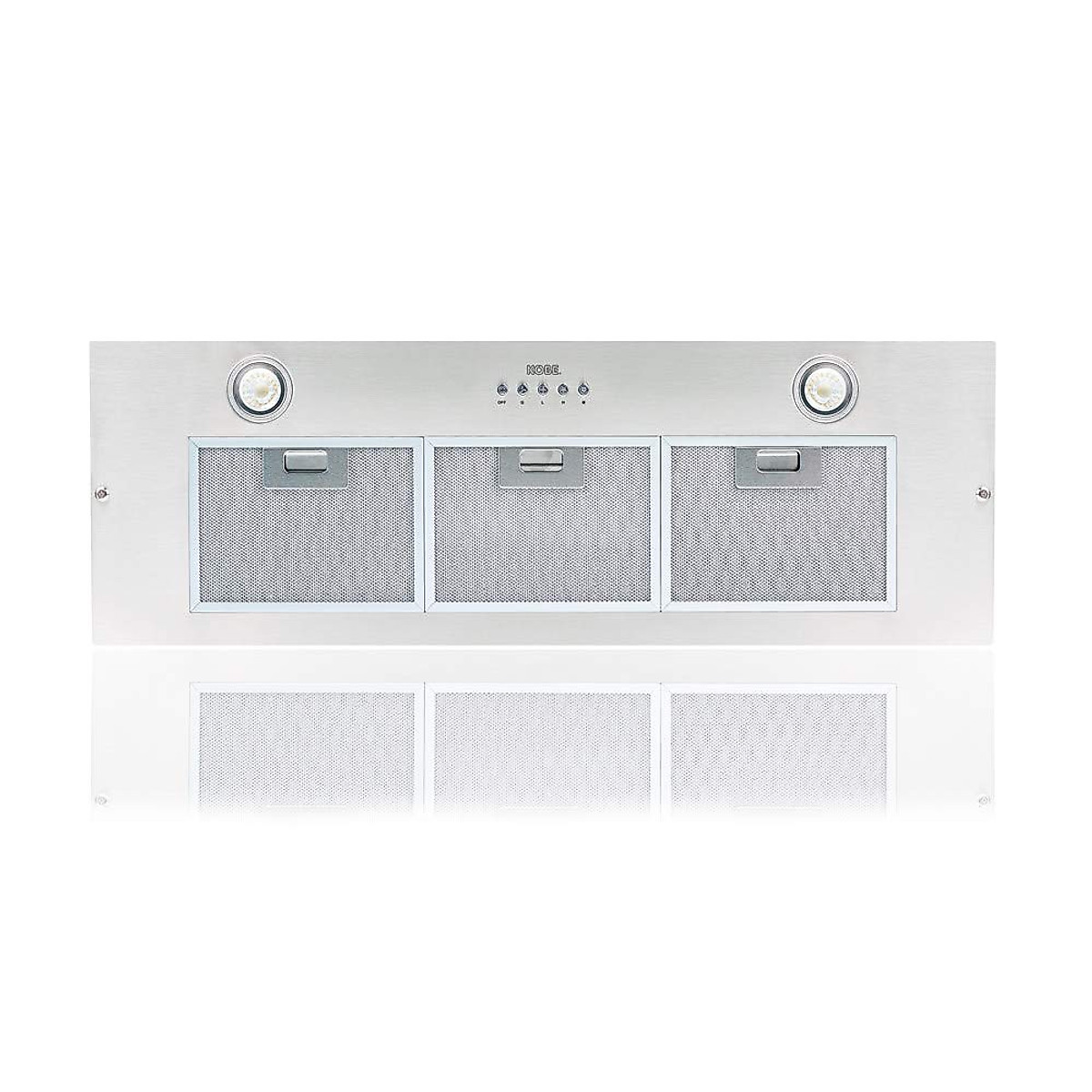 KOBE Range Hoods INX2936SQBF-500-1 Built-In/Insert Range Hood, 36", Stainless Steel