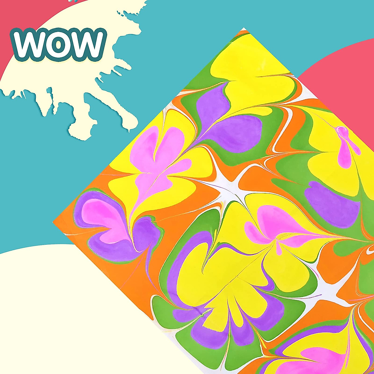 Toylogy Marbling Paint Art Kit for Kids Art and Crafts for Kids Ages 6-12 Craft Kits for Girls & Boys Gift Ideas for Kids Activities Age 4 5 6 7 8 9 10 Year Old Girls Gift