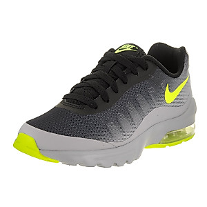 Nike Kids Boy's Air Max Invigor (Big Kid) Wolf Grey/Black/Volt 5.5 Big Kid M
