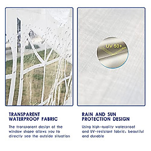 10'x30' Party Tent, Outdoor Wedding Tent Water-Proof Canopy Tent with 5 Removable Walls for Wedding Parties Camping