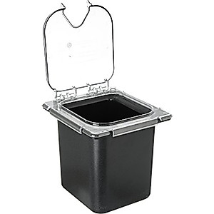 Carlisle FoodService Products CM10319Z07 Cold master EZ Access Lid with Notch, Sixth Size, Clear (Pack of 2)