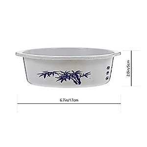 Happyyami Flower Vases Decorative 30pcs Basin with Bowl Hydroponic Seeding Non- Water Potted Caliber Bonsai and Garden Plants Flowerpots Pots Office Use Flowers Indoor Plastic Outdoor Lily Orchid Pot