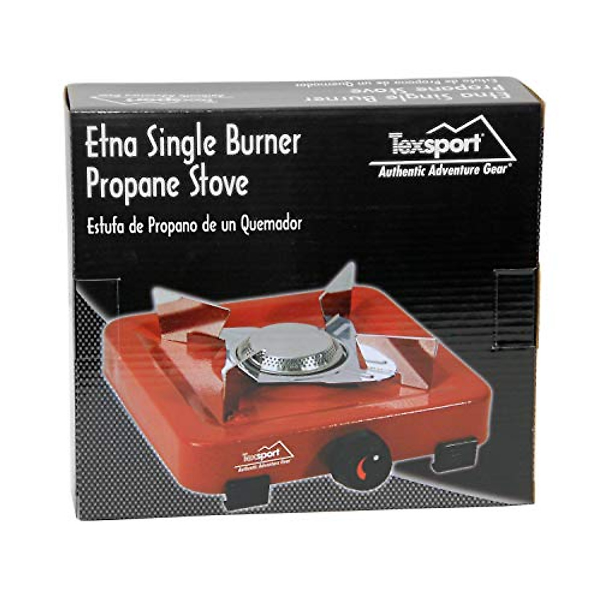 Texsport Compact Single Burner Propane Stove for Outdoor Camping Backpacking Hiking , Green