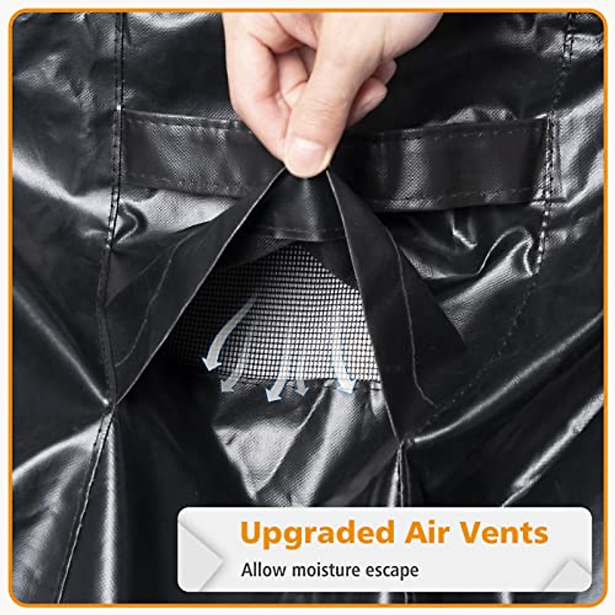 X Home Grill Cover for Weber Spirit 200/300 Series, Genesis Silver A, Upgraded Double Straps and Built-in Vents, Durable & Waterproof, 52-Inch