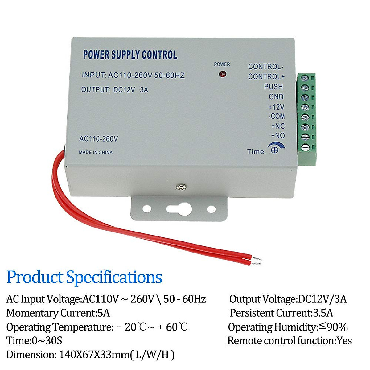 OBO HANDS RFID Door Access Control System Keypad +NC Electric Drop Bolt Lock+Power Supply+Exit Button +10pcs Fobs/Cards