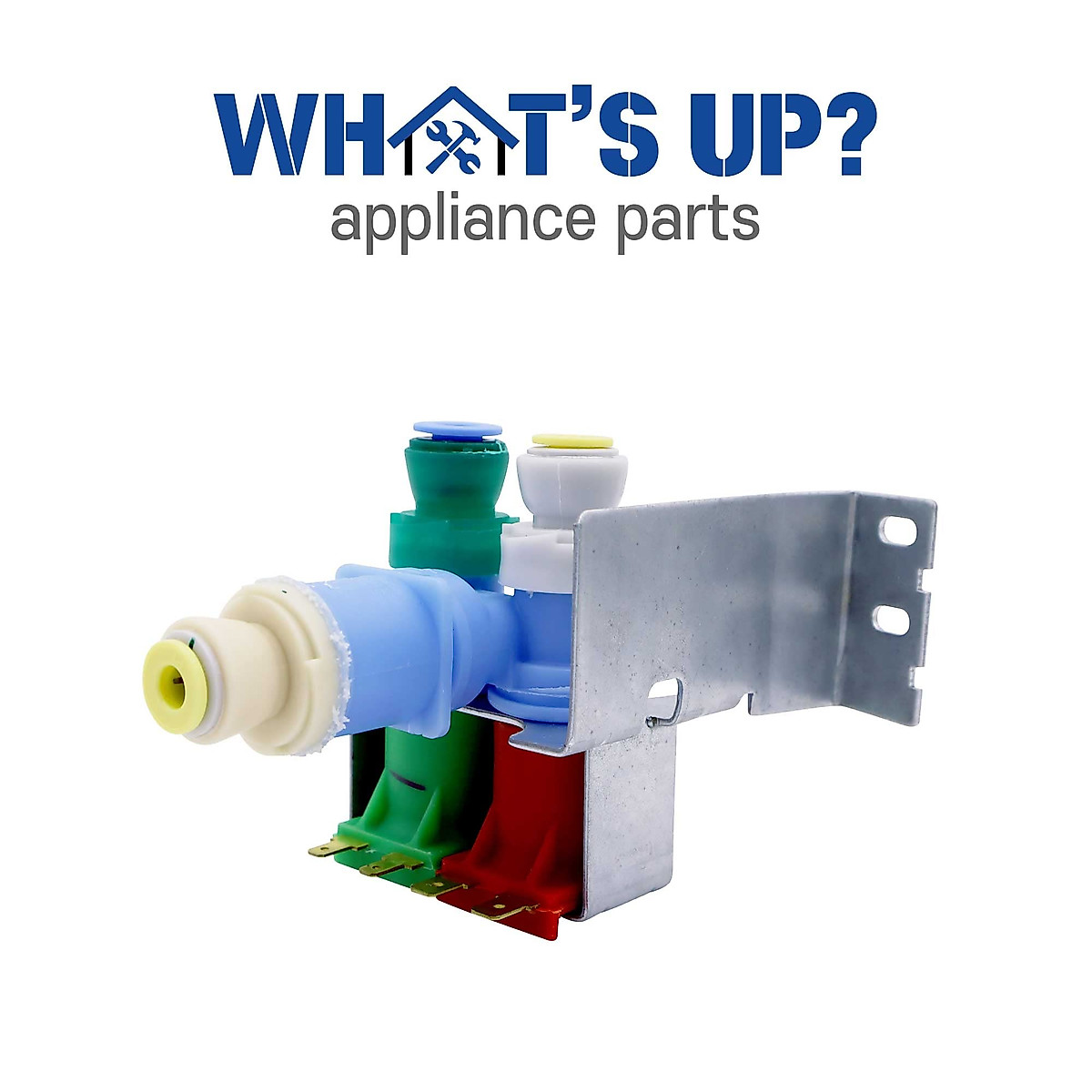 What's Up? W10408179 IMV708 4389177 Refrigerator Water Inlet Valve Replacement Part by Robertshaw for Whirlpool Kenmore Refrigerators Replaces AP5263471 W10408179VP PS3497634 AP5263471 1938614
