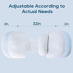 Pregnancy Pillows Maternity Pillow for Pregnant Women Sleeping - A Must Have Body Pillow with Detachable Adjustable Cover, Support for Belly, Back, Hips & Legs, Travel Friendly and Machine Washable