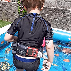 Aquapac Waterproof Insulin Pump Case Small, Made in The UK, 3 Sizes, Belt, Travel Essential, 5 Year Warranty, Eco Friendly, Diabetic, Watersports