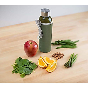 Epica 18-Oz. Glass Beverage Bottles, Set of 6 (Beverage Glasses + Sleeves)