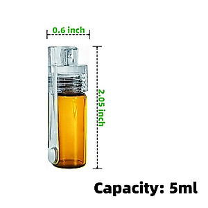 Reusable drinking straws Aluminum alloy straw Aluminum alloy environment-friendly short straw Portable Dispenser vial （9 pack）