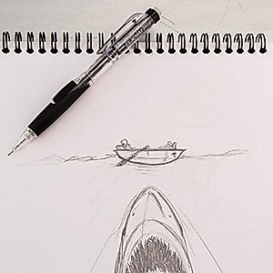 Pentel Twist-Erase CLICK Mechanical Pencil,, 0.7mm CLEAR Barrel, 2 Pack (PD277TBP2M)