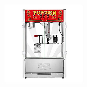 Great Northern Popcorn 6222 GNP 16 Oz. Top 4-in-1 MultiGrill Plus, 16 Ounce, Silver/red