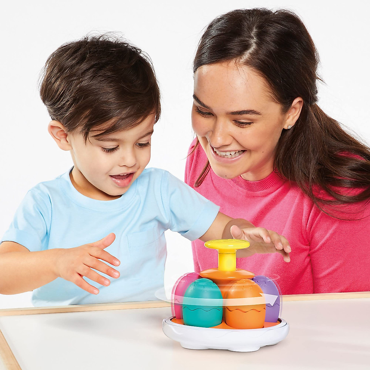 Toomies Jurassic World Spin & Hatch Dino Eggs – Dinosaur Toys for Developmental Play – 12m+