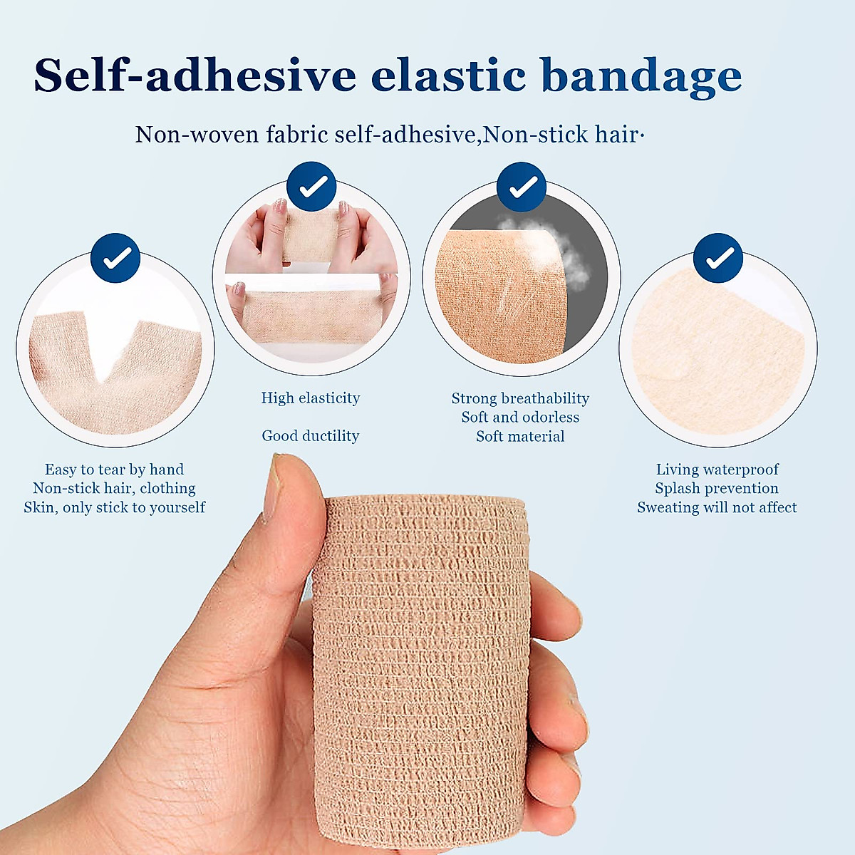 ziyue Doberman Ear Posting Kit, Dog Ear Cropping Dog Ear Stand up Care Tape Kit for Doberman Pinscher Dogs