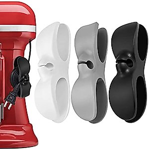 Kitchen Appliance Cord Winder 3 Pack- Cord Organizer Cord Holder Cord Wrapper Appliance Cord Organizer Stick On Tidy Wrap Cable Hider for Coffee Maker Mixer Air Fryer and Pressure Cooker