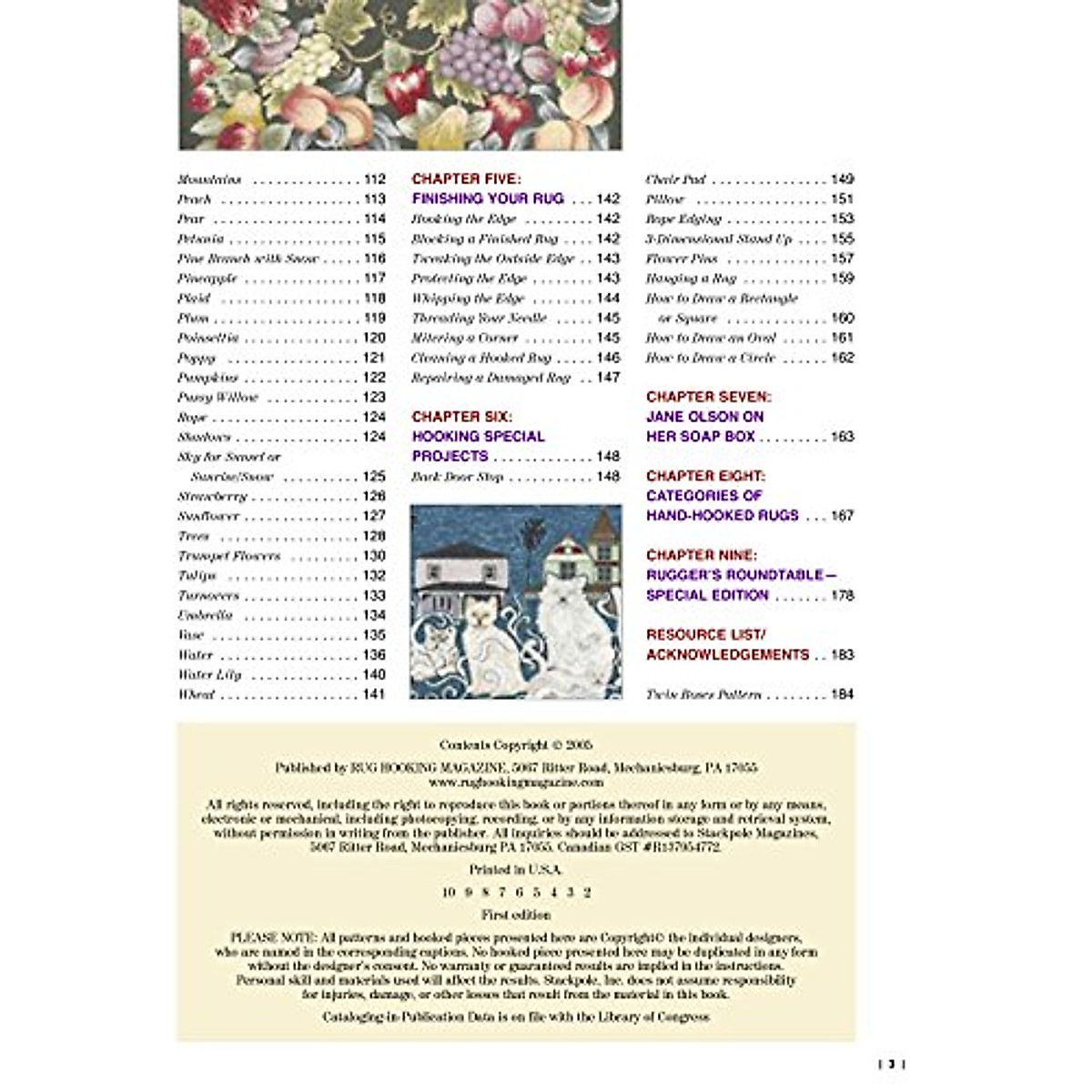 The Rug Hooker's Bible: The Best From 30 Years Of Jane Olson's Rugger's Roundtable