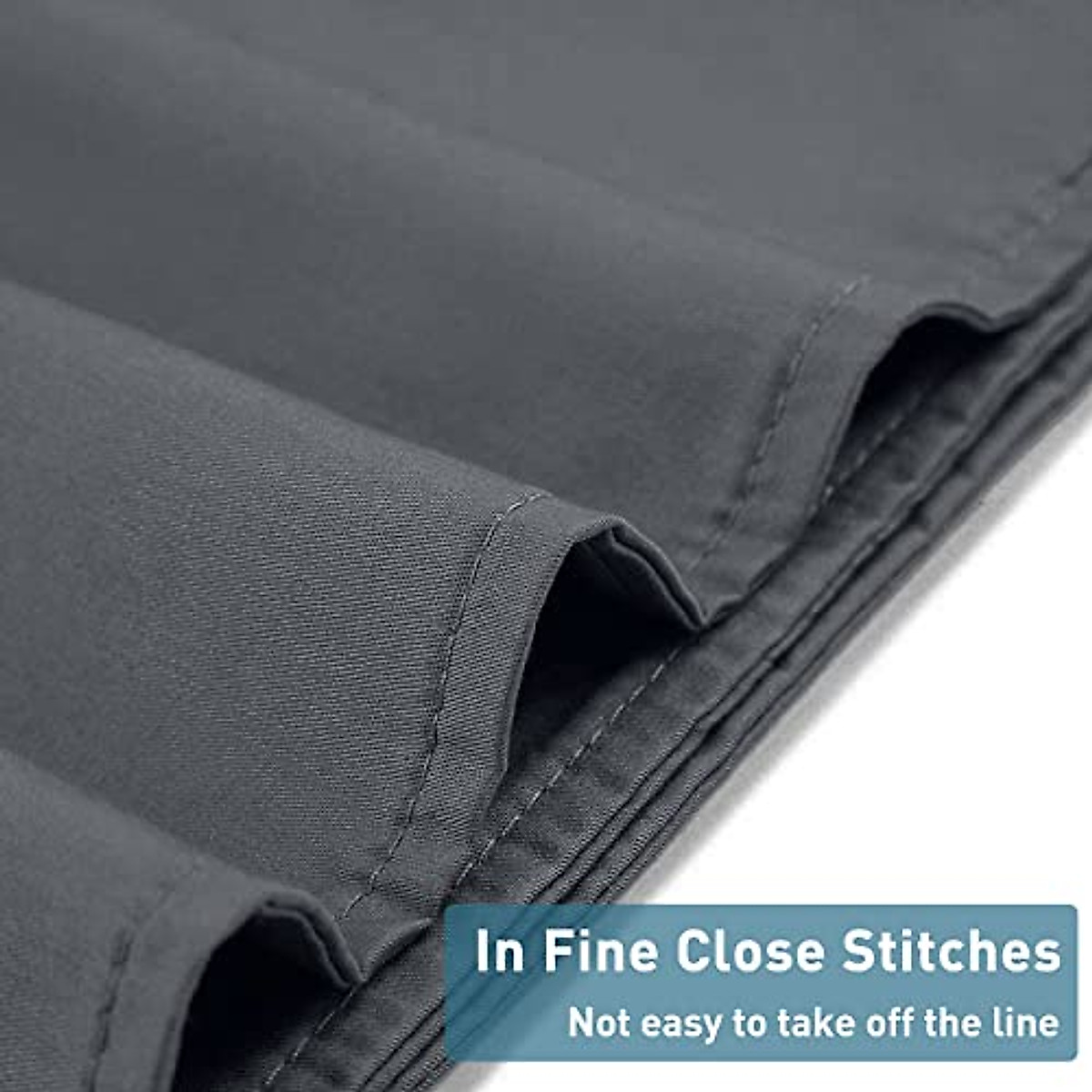 Weighted Idea Duvet Cover for Weighted Blanket 60'x80'' Queen Size (Comfortable and Breathable Fabric, Dark Grey)