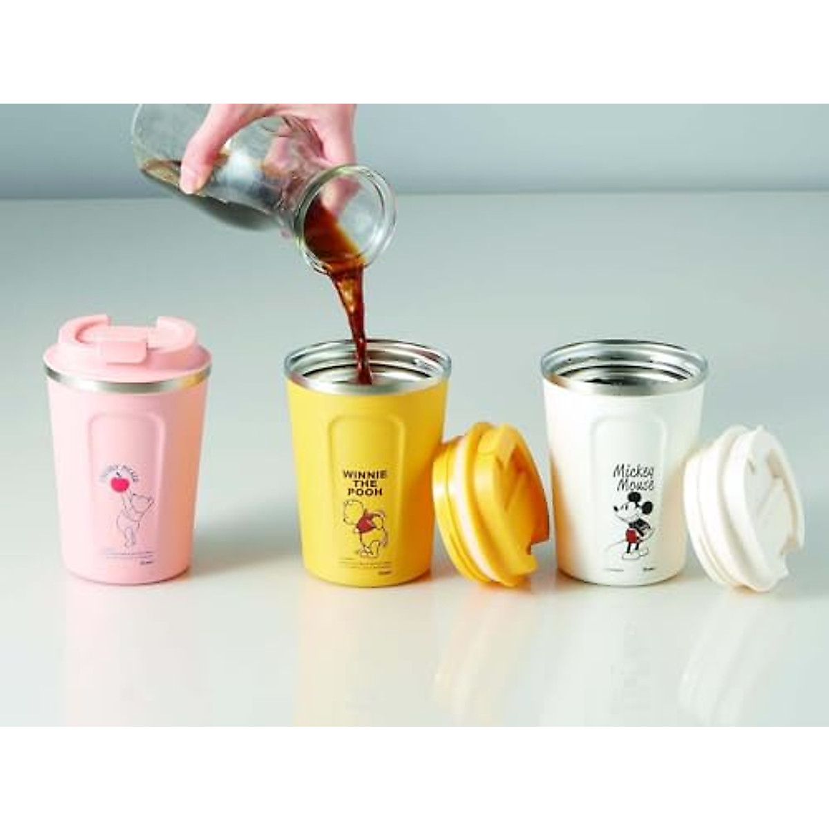 Skater STBC3F-A Vacuum Stainless Steel Coffee Tumbler, Hot and Cold Retention, Small, 11.8 fl oz (350 ml), Kiki's Delivery Service, Jiji Ghibli