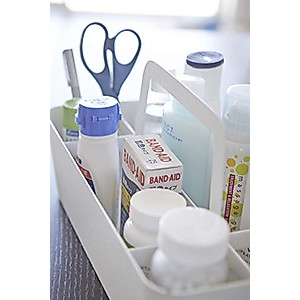 Yamazaki Home Tool Box, Steel, Large, Handle, No Assembly Req.