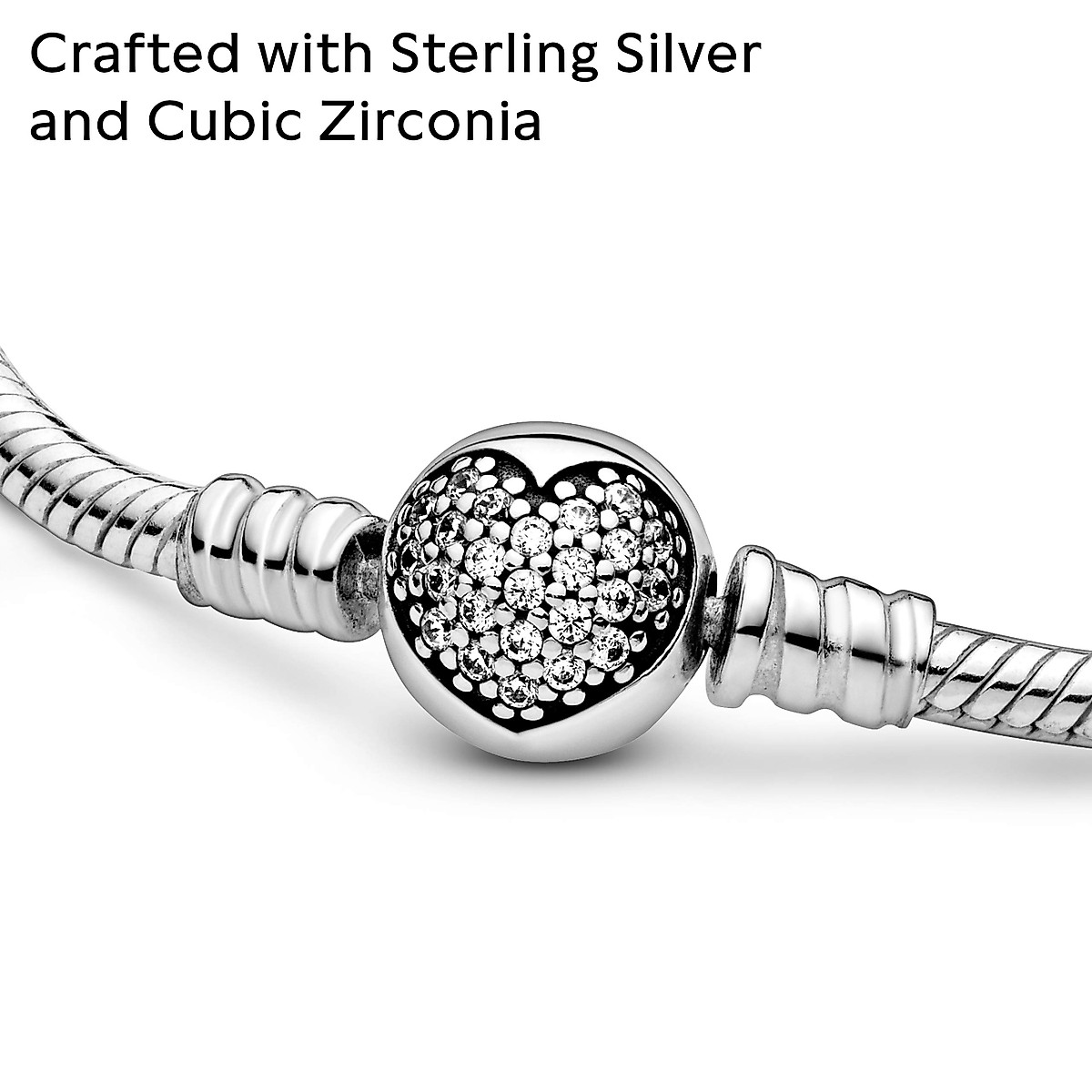 PANDORA Sparkling Heart, Clear CZ