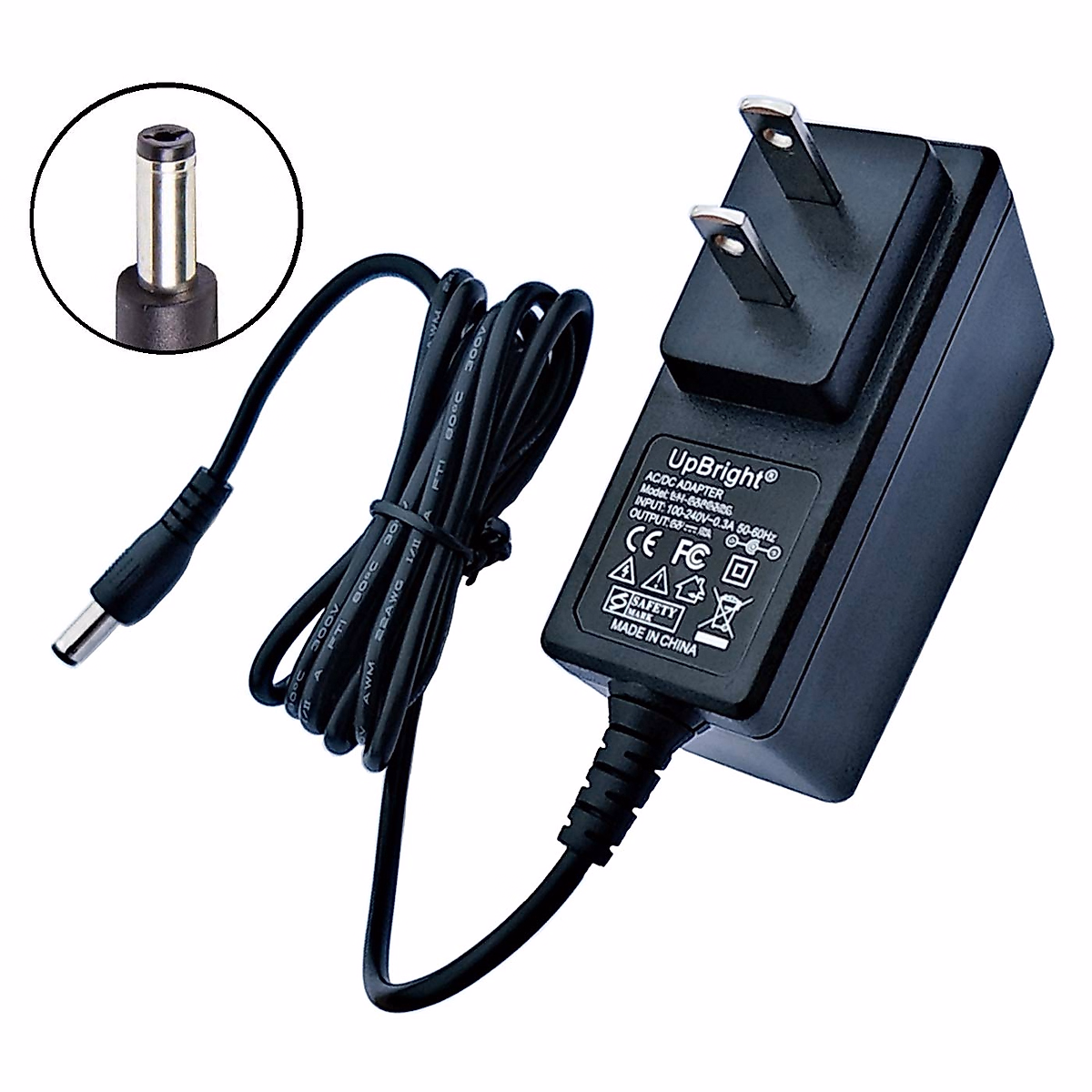 UpBright 27V AC/DC Adapter Compatible with NordicTrack PulseTech NTPCGN20 Nordic Track Pulse Tech NTPC GN20 Massage Gun 2000mAh 44.28Wh Winna YN-15WA270050US 27VDC 0.5A Power Supply Battery Charger
