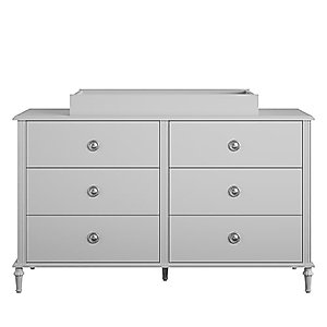 Little Seeds Rowan Valley Arden 6 Drawer Grey Changing Dresser