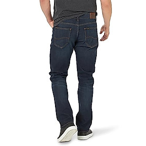 Lee Men's Extreme Motion Athletic Fit Tapered Leg Jean Blue Strike 34W x 30L