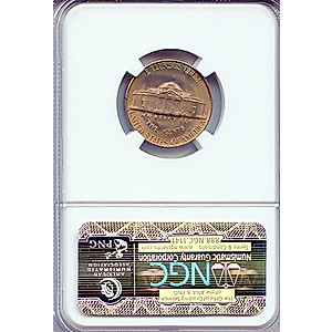 1939-D GEM BU Jefferson nickel graded by NGC MS67 REV of 40