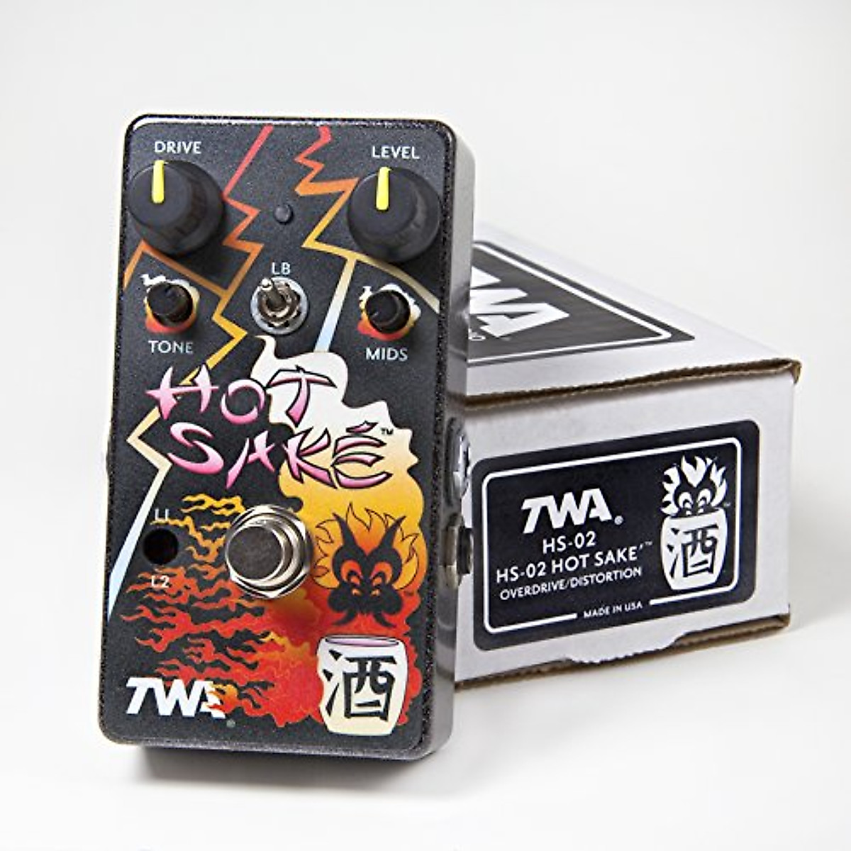 TWA Hot Sake Overdrive/Distortion Guitar Effects Pedal (HS-02)