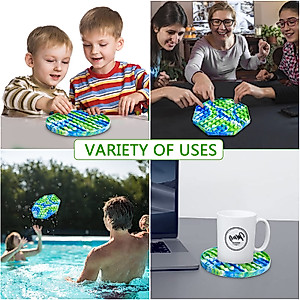 Easter Pop Fidget Toy-Big Large Size Pop Push Bubble Popping Sensory Toys 100 Bubbles Tie Dye Giant Toys Huge Popper Fidget Stress Reliever for Kids Boys Girls Adults Easter Stuffers Gift 2 Pack