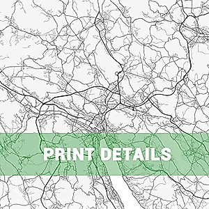 Dear Mapper Zurich Switzerland View Abstract Road Modern Map Art Minimalist Painting Black and White Canvas Line Art Print Poster Art Print Poster Home Decor (Set of 3 Unframed) (12x16inch)