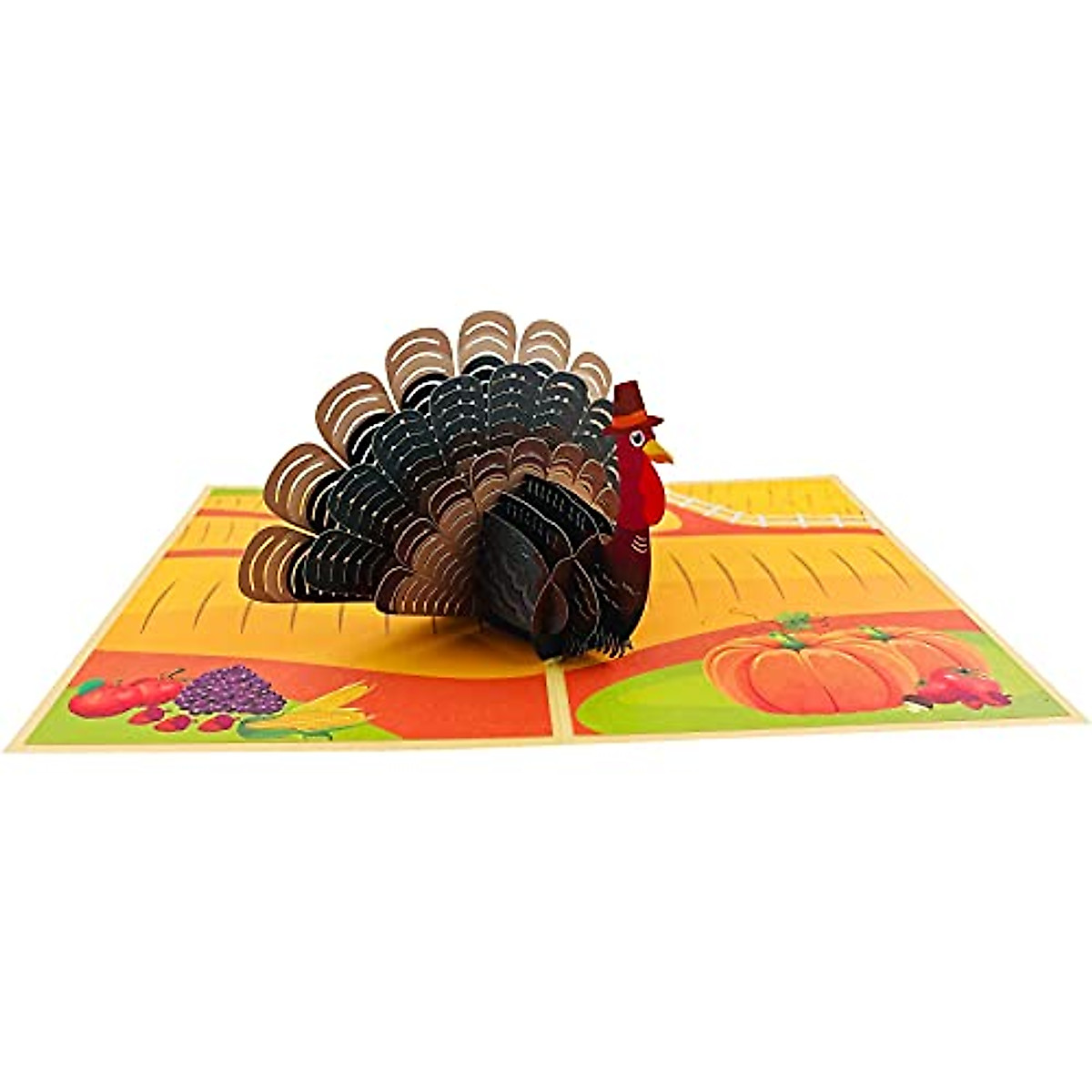 Thanksgiving Cards,3D Pop Up Thanksgiving Greeting Cards best Happy thanksgiving cards for kids with Envelope 1 Pack