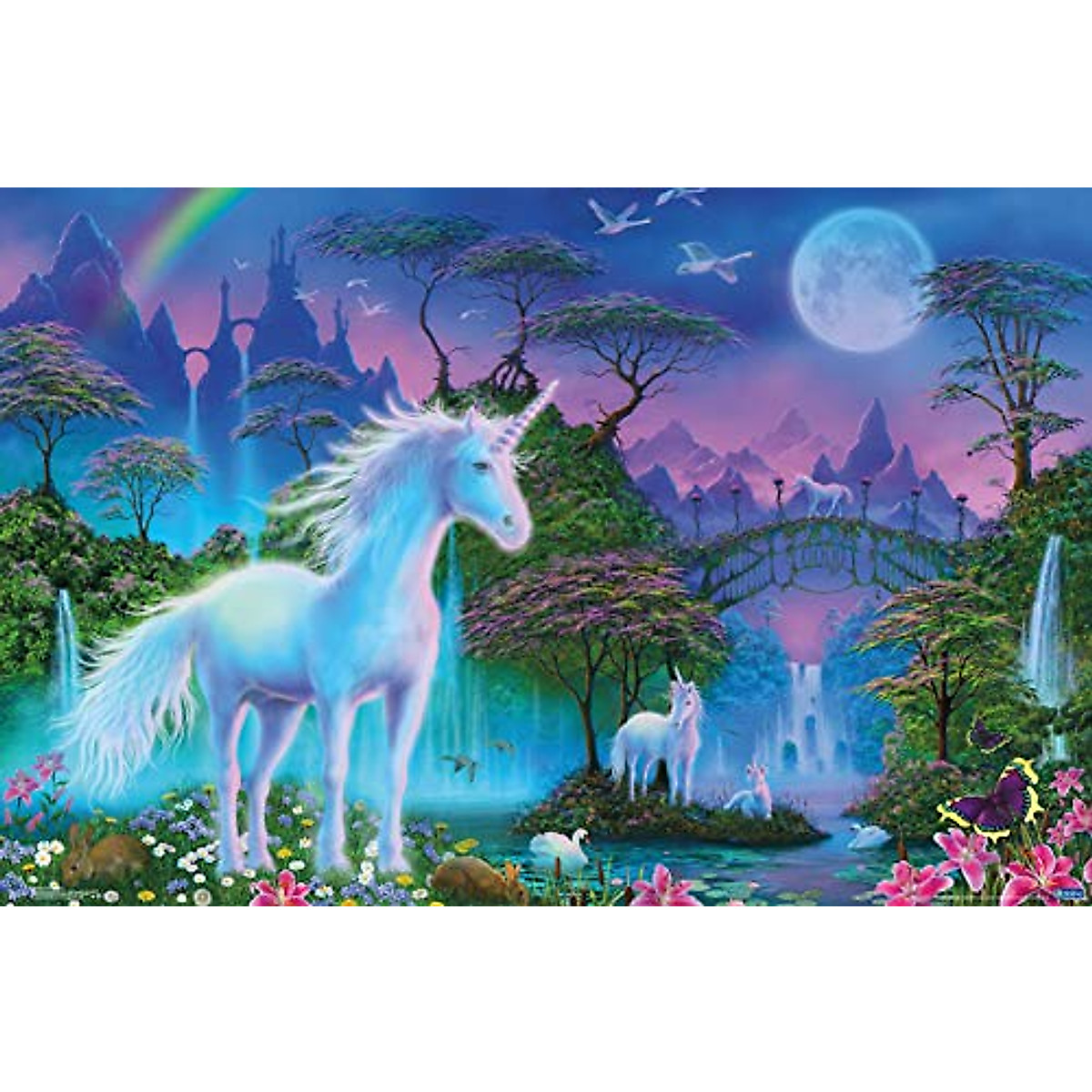 Trends International Unicorn Meadow Wall Poster, 22.375" x 34", Unframed Version