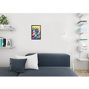 Poster Foundry Mega Man Video Game Video Gamer Classic Retro Vintage 90s Gaming Megaman Capcom Legacy Collection Megaman 11 Mega Man X Dr Wily Stand or Hang Wood Frame Display 9x13