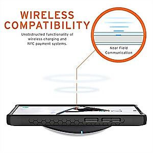 Urban Armor Gear UAG Compatible with Samsung Galaxy Note20 5G Case [6.7-inch Screen] Rugged Lightweight Slim Shockproof Monarch Protective Cover, Black