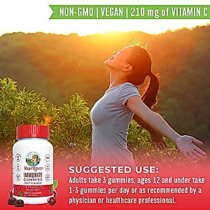 Vegan Vitamin D3 & Elderberry Gummies Bundle by MaryRuth's | Vitamin D3 Gummies (Plant Based) for Kids & Adults, 1000 IUs, 60ct | Immunity Gummies Elderberry 5-in-1 for Kids & Adults, Cherry 90ct