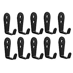 Deezio Backpack Hooks for Wall Bathroom Garage Hooks SUS304 Stainless Steel Towel Purse Robe Hooks Wall Mounted (10 Pack)