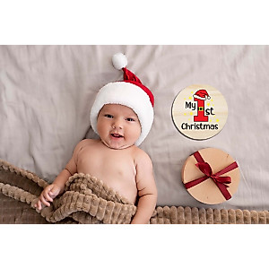 Baby Monthly Milestone Cards for Newborn Girl or Boy,Monthly Baby Milestone Newborn Sign Baby Month Anniversary Cards,Baby Shower Cards Come with Organza Gift Bag (First Special Moments)