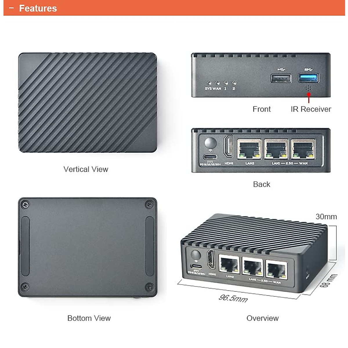youyeetoo Nanopi R6S Metal case (Not Include R6S Development Board)