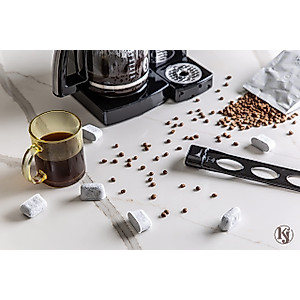 K&J 12-Pack of Cuisinart Compatible Replacement Charcoal Water Filters for Coffee Makers - Fits all Cuisinart and Braun BrewSense Coffee Makers