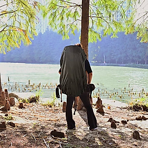 onewind Versatile Hammock Gear Sling or Backpack Rain Cover, Ultralight Waterproof Underbelly Gear Hammock Storage to Place Backpack, Clothes, Quilt, Food or 90L Packing Cover, Hammock Protector