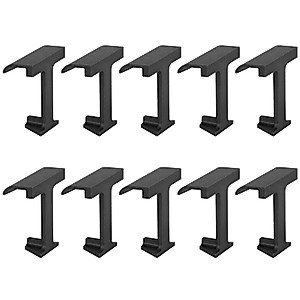 Nikou 10Pcs Solar Panel Drainage Clips Roof Solar Panel Frame Cleaning Clips Photovoltaic Panel Water Guide & Mud Clamp Auto Remove Stagnant Water
