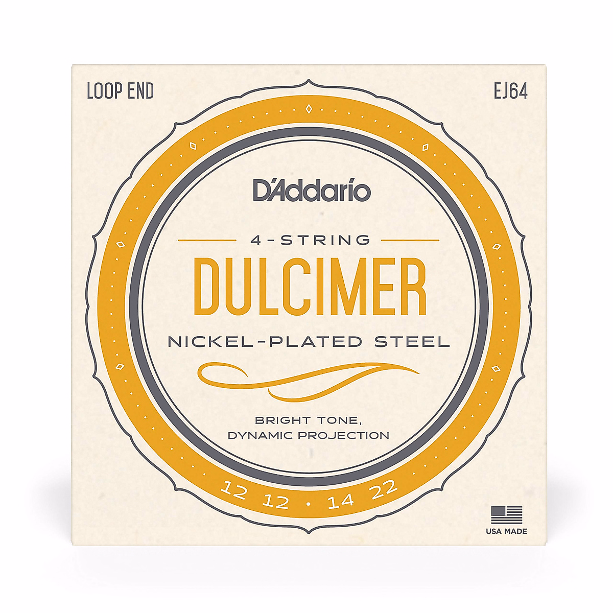 D'Addario EJ64 4-String Dulcimer Strings