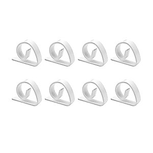 CROWATTS Tablecloth Clip Picnic Table Clip-Plastic Tablecloth Clip, Used for Restaurant Party Wedding Graduation Ceremony and Outdoor Picnic Tablecloth Fixing (8 Pack)