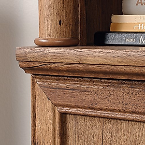 Sauder Palladia Library with Doors, Vintage Oak finish