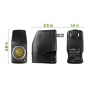 Cellet AC to DC Adapter Convert 120V/110V to 12V AC/DC Power Converter Car Cigarette Lighter Socket (Maximum Power Rating 3Amp (3000mA)) (Not for Air Compressor, Air Pump, Vacuum)