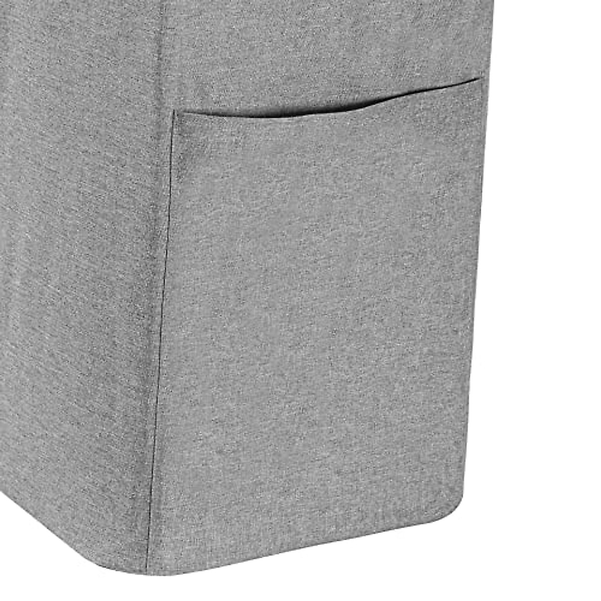 Grey Laundry Hamper with Lid, 100L Large Laundry Basket, Clothes Hamper with Clear Window Visible, Removeable Laundry Bags for Bathroom Bedroom Home, Toy Organizer, Laundry Room